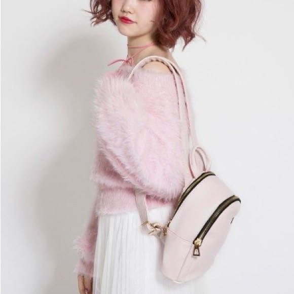 one spo | Bags | One Spo Blush Pink Mini Backpack | Poshmark
